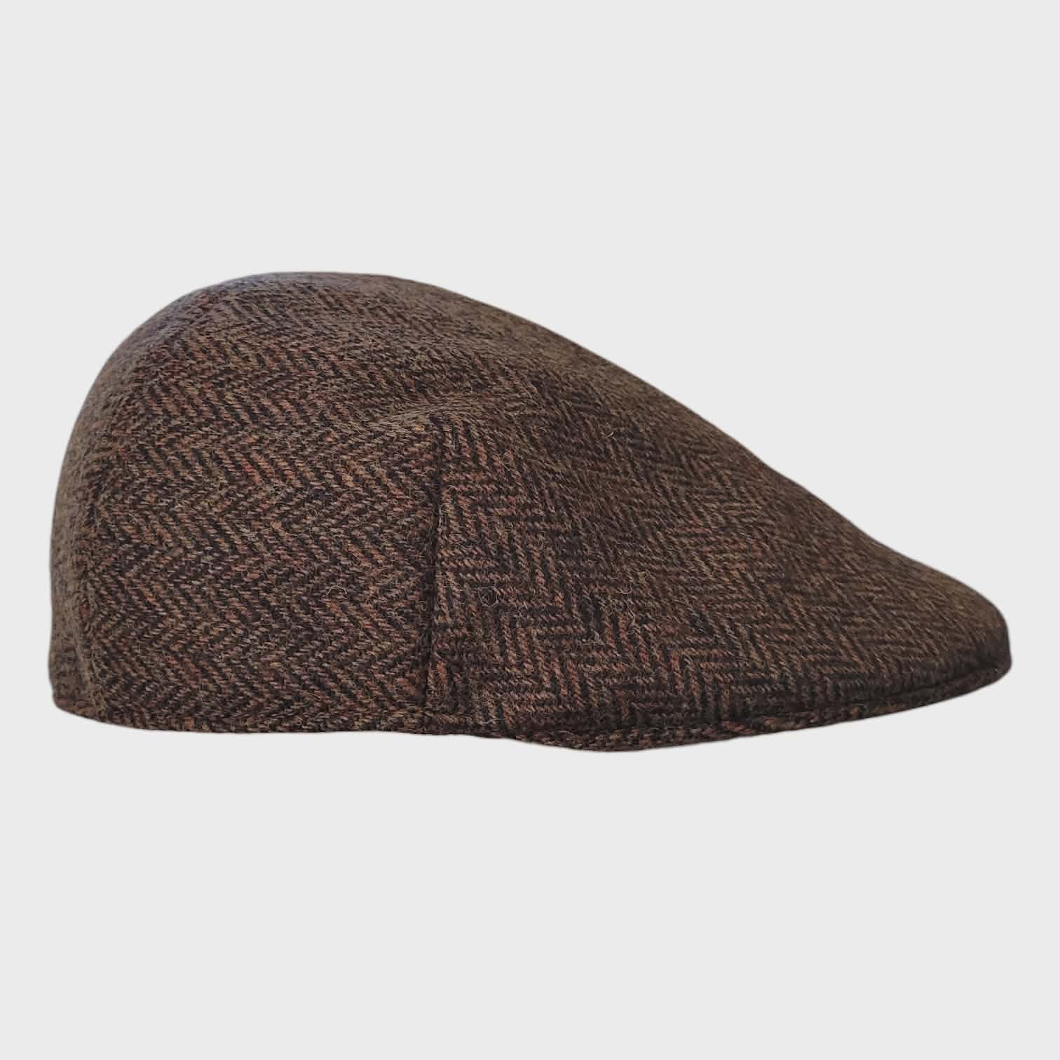 Stefeno Wool Ascot - Harris Tweed – Hollywood Hatters